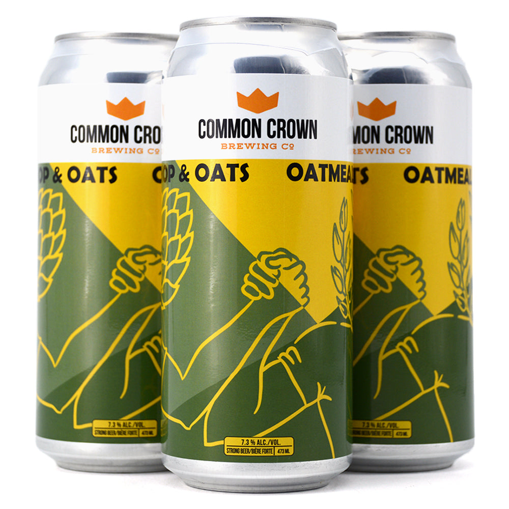 COMMON CROWN HOPS & OATS OATMEAL IPA 4C – Sherbrooke Liquor