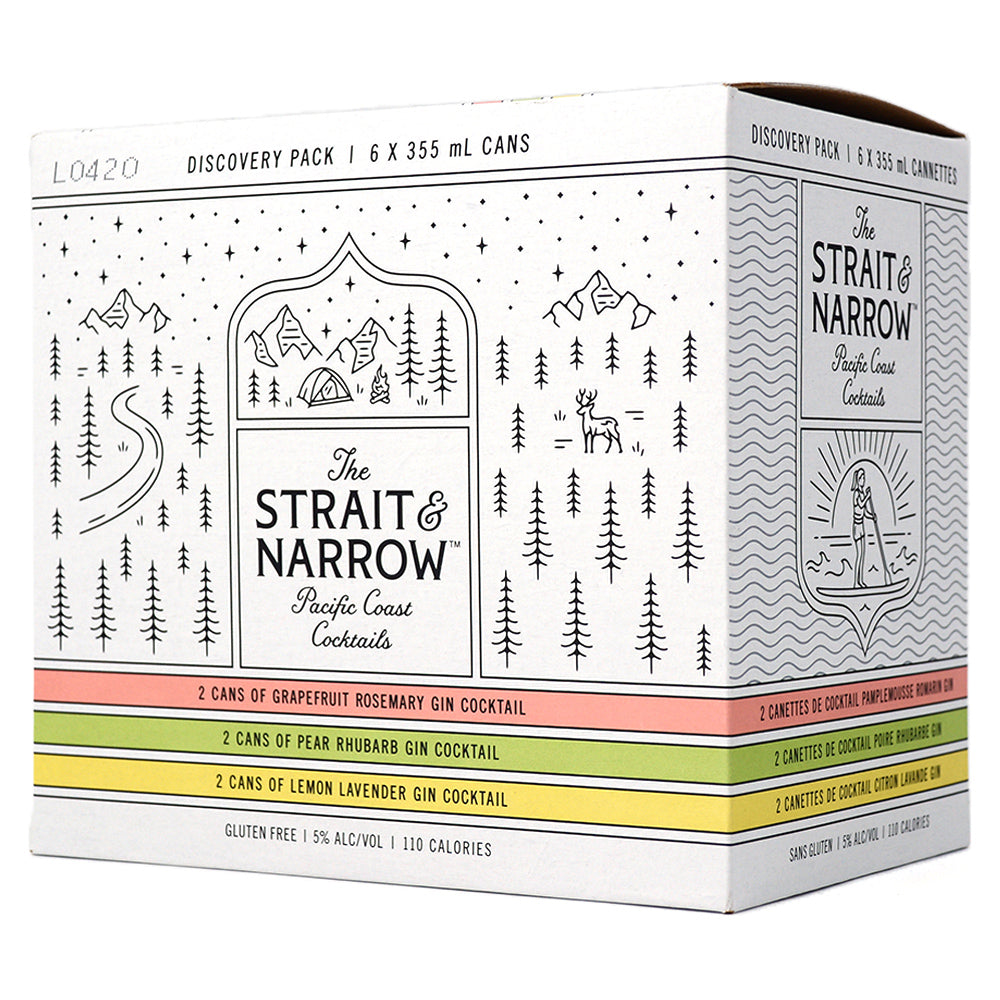 STRAIT & NARROW PACIFIC COAST COCKTAILS DISCOVERY PACK 6C – Sherbrooke ...