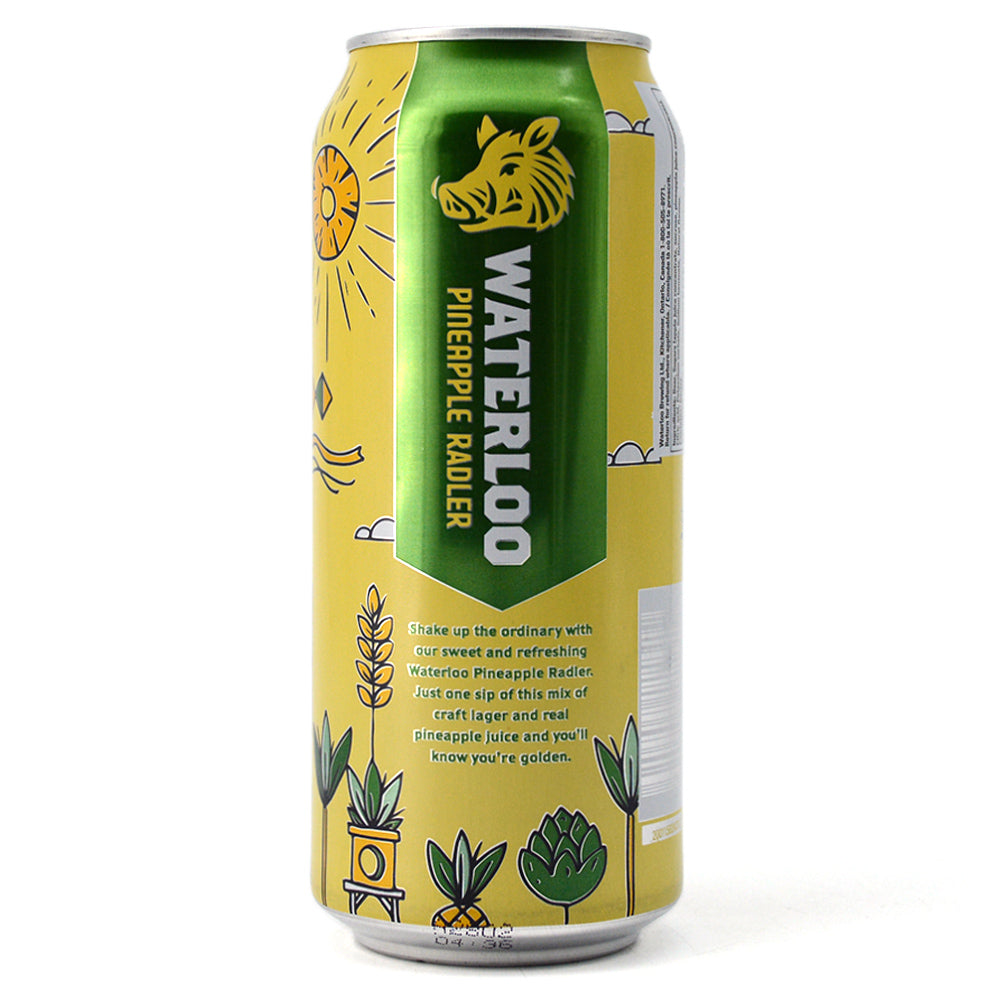 WATERLOO PINEAPPLE RADLER 473ML – Sherbrooke Liquor